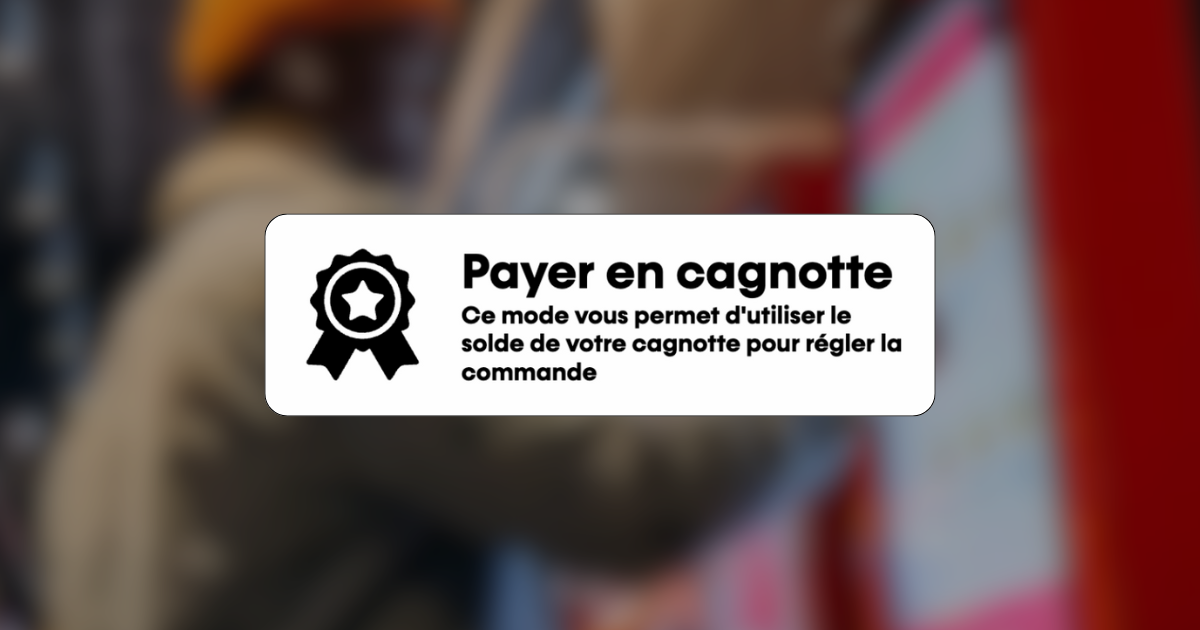 Paiement en CB + cagnotte