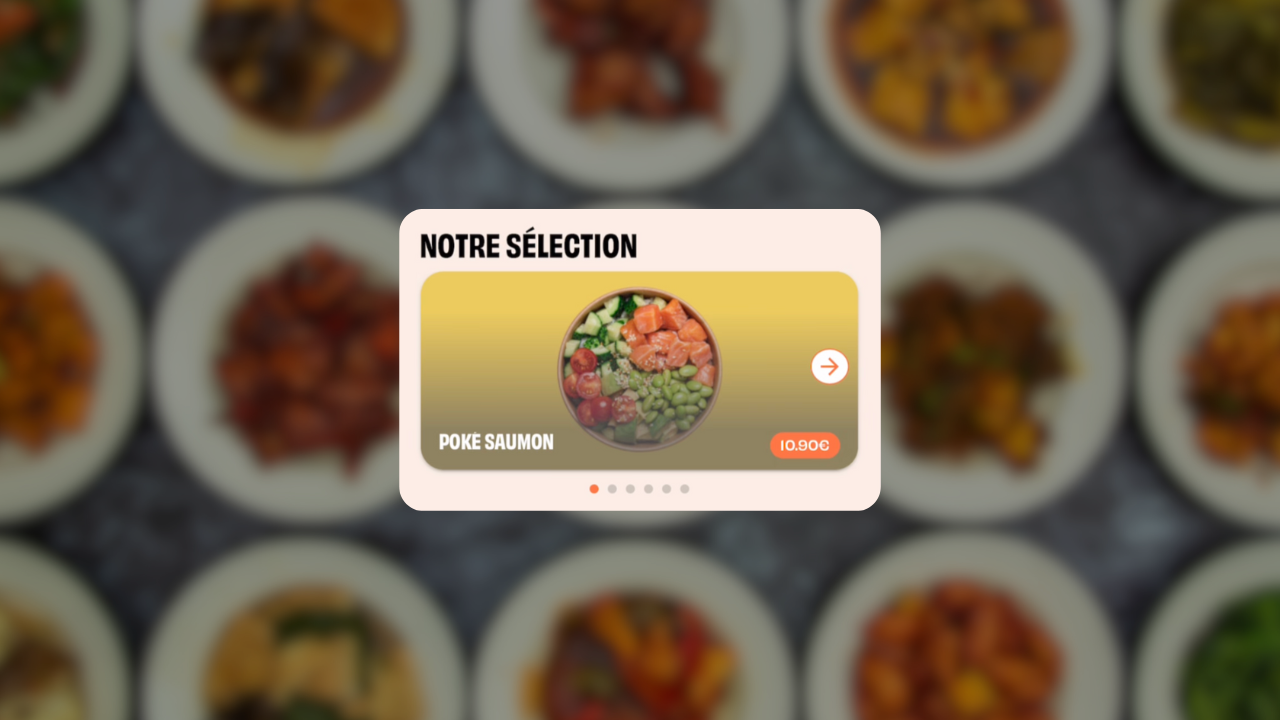 Our top menu selection